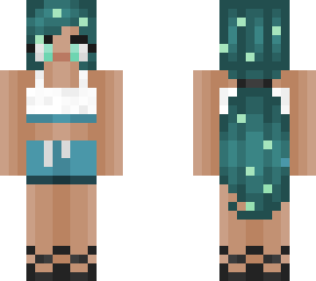 glow squid girl | Minecraft Skins