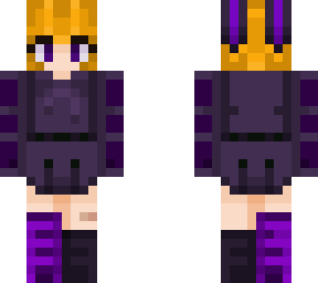 Halloween enderbunny girl | Minecraft Skin