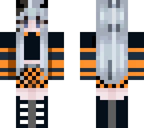My minecraft oc in halloween clothes | Minecraft Skin