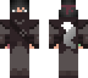 ninja gray wolf | Minecraft Skin