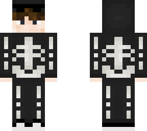 skeleton onesie.. | Minecraft Skin