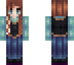 Skintober Day 10 Anna (Frozen) | Minecraft Skin