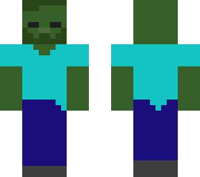 Unshaded Zombie --- RX1876's contest | Minecraft Skin