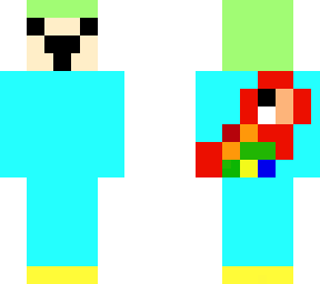 8bit parrot | Minecraft Skin