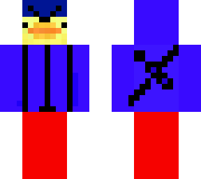 cool jacket duck mari with ear pods | Minecraft Skin