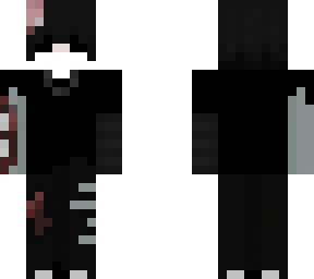 half zombie half emo kid | Minecraft Skin