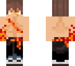 Luuke7877 gear 5 fire god | Minecraft Skin