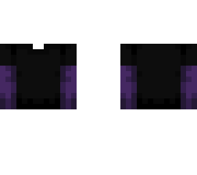 OB - Black Top w/ Purple Arms | Minecraft Skin