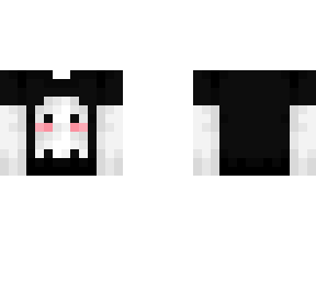 OB - Cute Ghost Top w/ White Sleeves | Minecraft Skin