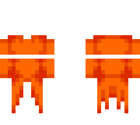 OB - Pumpkin Orange Dress | Minecraft Skin