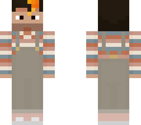 Overol gris | Minecraft Skin