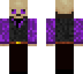 Skeleton in purple suit | Minecraft Skin