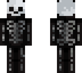 spooky scary skeleton | Minecraft Skin