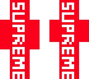 supreme all red | Minecraft Skin