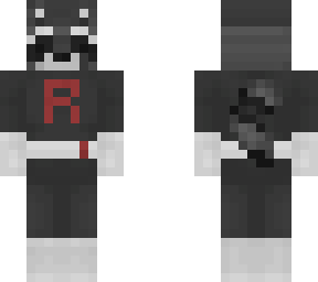 team rocket pokemon raccoon | Minecraft Skins