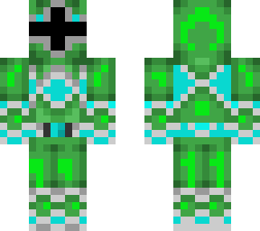 green power ranger | Minecraft Skins