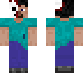 Broken Head Steve | Minecraft Skin