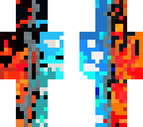 Fire&Water | Minecraft Skin
