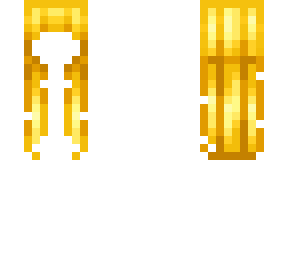 Golden Yellow Hair Base | Minecraft Skin