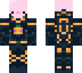 Mecha Axolotl Halloween | Minecraft Skin