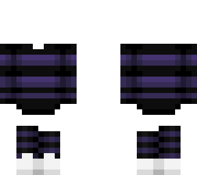 OB - October Purple Stripe Outfit | Minecraft Skin