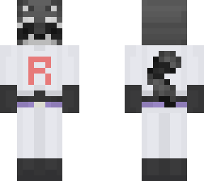 team rocket pokemon raccoon | Minecraft Skins