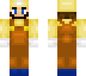 Smash bros 64 mario alt color | Minecraft Skin