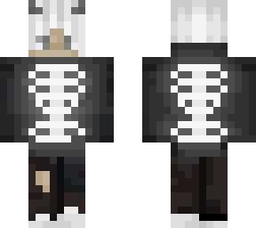 spooky scary skeleton | Minecraft Skin