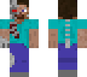 terminator steve | Minecraft Skins