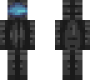 among us - black - impostor | Minecraft Skin