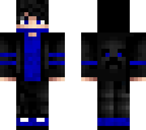 Blue Elite Gamer Boy | Minecraft Skin