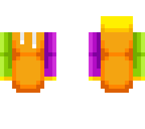 Color Block Hoodie Outfit Base | Minecraft Skin