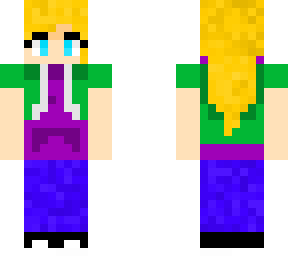 Ellsworld Matilda with hoodie | Minecraft Skin