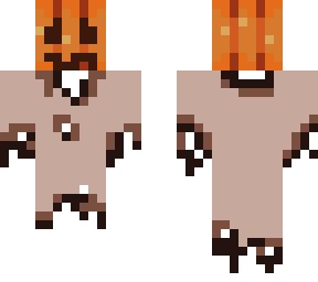 ghost with pumpkin head | Minecraft Skin