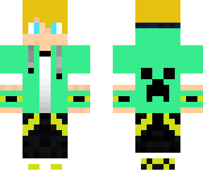 gamer boy minecraft green | Minecraft Skins