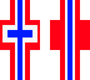 Norway flag | Minecraft Skin