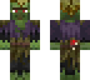 Swamp Zombie Villager | Minecraft Skin
