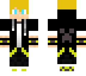 black minecraft gamer | Minecraft Skin