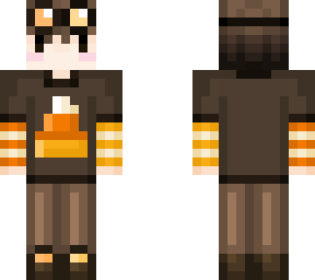 Candy corn theme | Minecraft Skin