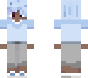 cause blue is your favorite color ; oc | Minecraft Skin