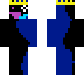 Corrupted blue (rainbow friends & friday night funkin) | Minecraft Skin