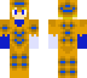 Fox clan member armor with me inside | Minecraft Skin
