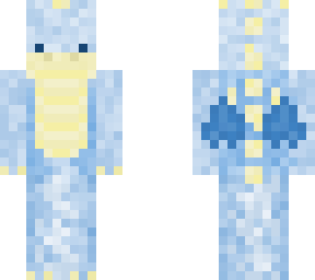 Light Blue Dragon | Minecraft Skin