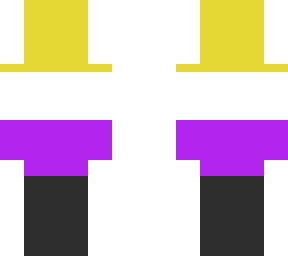 Non Binary Base [Slim LGBTQ Base Series] | Minecraft Skin