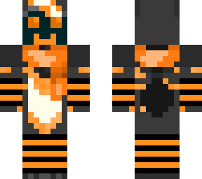 Orange Protogen (Halloween) | Minecraft Skin