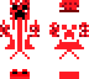 red creeper | Minecraft Skin