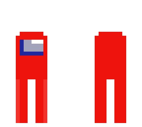 red imposter (among us) 2 | Minecraft Skin