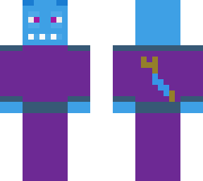 Blue troll | Minecraft Skin