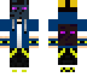 dark-blue enderman minceraft gamer | Minecraft Skin