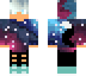 Galaxy wolf boy skin | Minecraft Skin